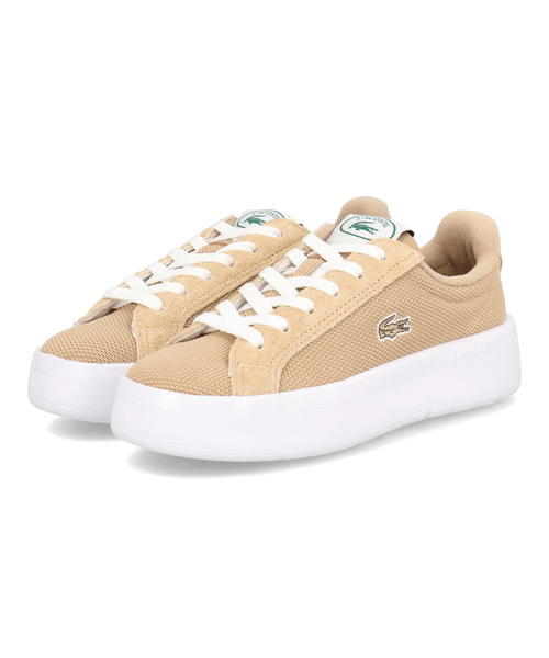 LACOSTE ラコステ CARNABY PLAT LT 124 2 SFA レディーススニーカー 厚底(カーナビープラットLT1242SFA) 47SFA0084 BW8 ライトブラウン/ホワイト
