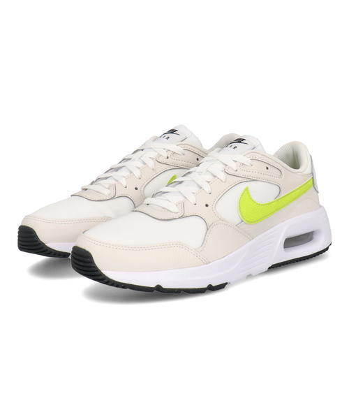 NIKE ナイキ AIR MAX SC【軽量】メンズスニーカー(エアマックスSC) CW4555 114 ホワイト/サイバー/ファントム/ブラック