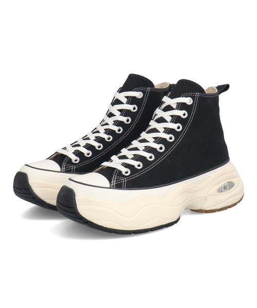 converse コンバース ALL STAR R SURGETRAINER HI メンズスニーカー ハイカット 厚底(オールスターRサージトレーナーHI) 31312401 ブラック【メンズ】
