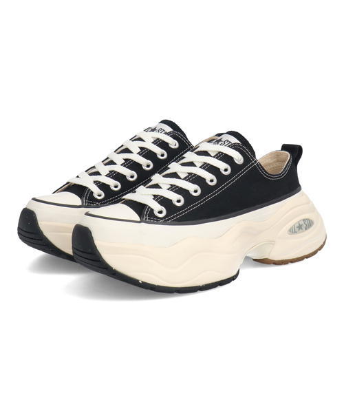 converse コンバース ALL STAR R SURGETRAINER OX レディーススニーカー ローカット 厚底(オールスターRサージトレーナーOX) 31312411 ブラック