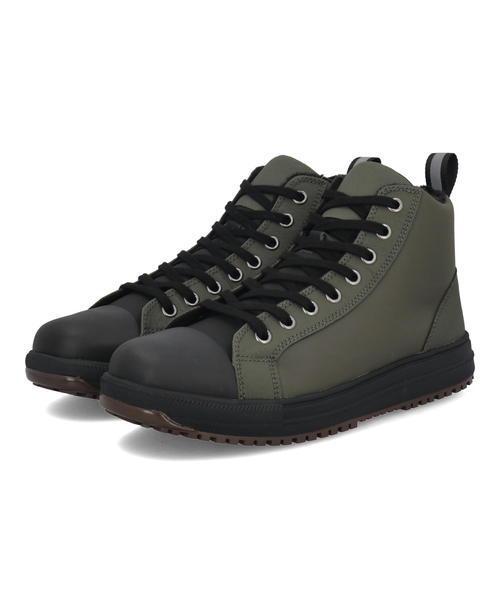 converse コンバース ALL STAR PS WG 2 HI【つま先保護芯/撥水/防寒/幅広3E】メンズワーキングシューズ 作業スニーカー(オールスターPSWG2HI) 33701650 オリーブ