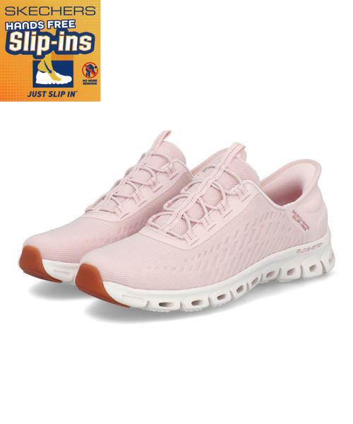SKECHERS スケッチャーズ SLIP-INS スリップインズ GLIDE-STEP-TRANQUILITY【軽量】レディーススニーカー(グライドステップ) 104574 LTPK ライトピンク