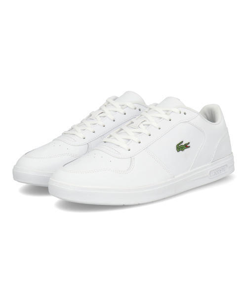LACOSTE ラコステ T-BASE 224 1 SMA メンズレザースニーカー(ティーベース2241SMA) 48SMA0114 21G ホワイト/ホワイト