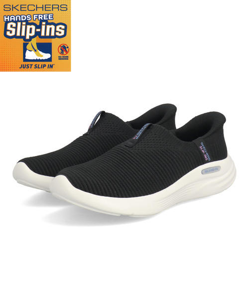 SKECHERS スケッチャーズ SLIP-INS スリップインズ RELAXED FIT SPORT-CLASSIC EASE【軽量】レディーススニーカー(リラックスドフィット) 150355 ブラック