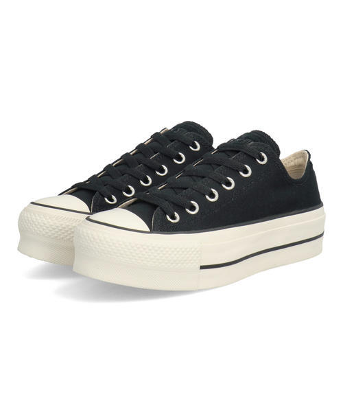 converse コンバース ALL STAR R LIFTED PS OX レディーススニーカー ローカット 厚底(オールスターRリフテッドPSOX) 31314290 ブラック