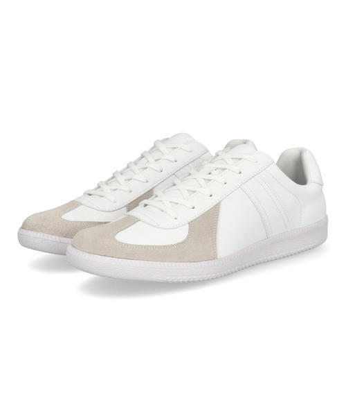 Whoop-de-doo Evolution フープディドゥエボリューション GERMAN TRAINER メンズスニーカー(ジャーマントレーナー) 24612026 WH ホワイト