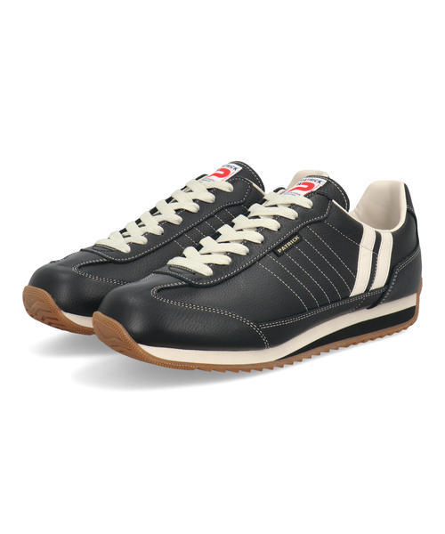 PATRICK パトリック MARATHON-L【本革】レディースレザースニーカー(マラソンレザー) 98701 BLK ブラック