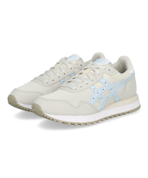 ASICS アシックス TIGER RUNNER 2 レディーススニーカー(タイガーランナー2) 1202A400 107 クリーム/ライトブルー