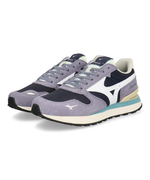 mizuno ミズノ RB87 レディーススニーカー D1GA2352 24 ネイビー/ホワイト/パープル