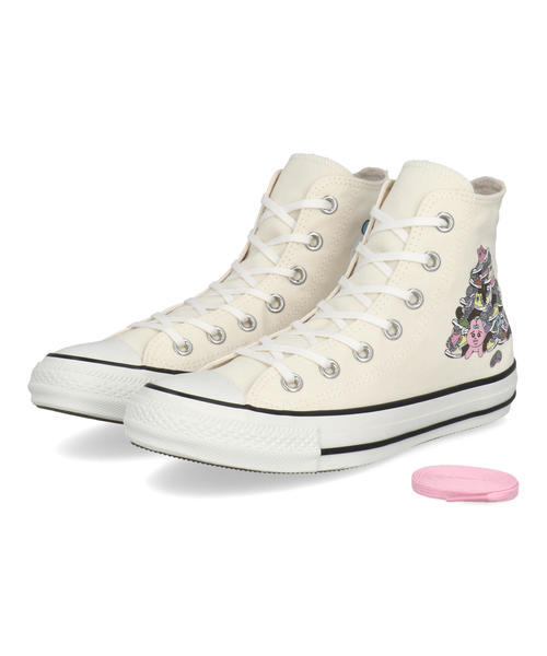 converse コンバース ALL STAR KM HI / KAWAISOUNI!【おぱんちゅうさぎ】レディーススニーカー ハイカット(オールスターKMHI/可哀想に！) 31316591 オフホワイト