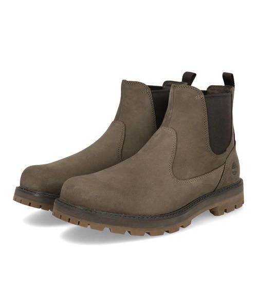 Timberland ティンバーランド BRITTON ROAD MID CHELSEA BOOT メンズサイドゴアブーツ(ブリットンロードミッドチェルシー) A6A4WEM5 ブラウン