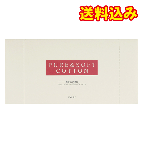 コーセー　ピュア＆ソフト　コットン　128枚入り×24個