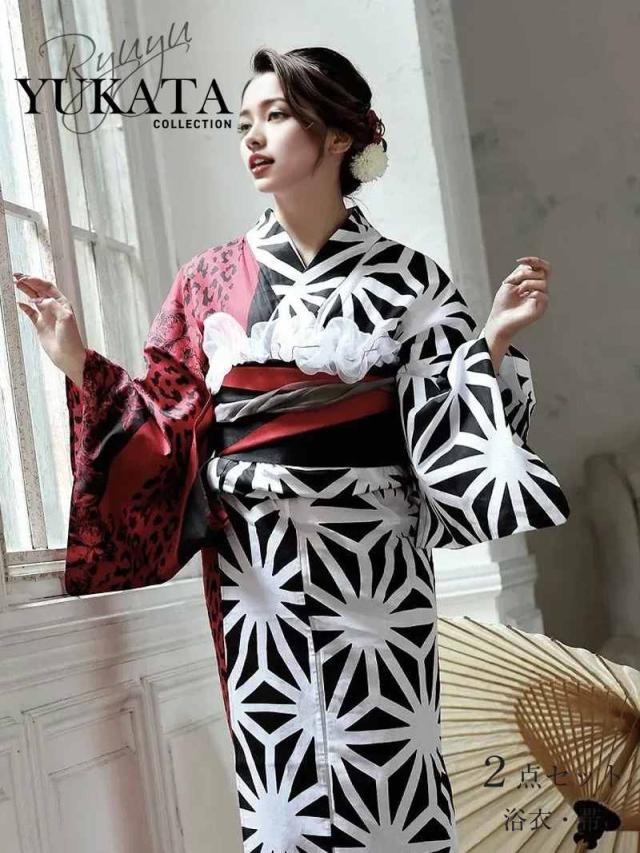 浴衣 セット レディース 浴衣レディース レディース浴衣 ゆかた 帯 下駄 キャバ浴衣 キャバ 夏祭り 花火大会 Ryuyu 白