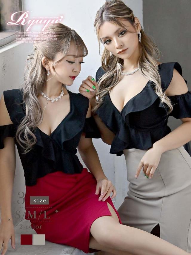 キャバ ドレス キャバドレス ミニドレス ミニ キャバクラドレス キャバクラ パーティードレス セクシー 韓国ドレス 韓国 Ry