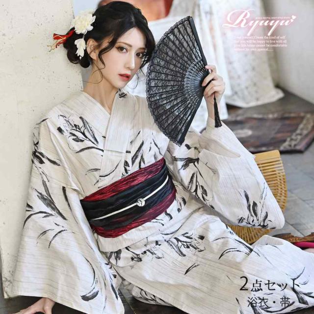 浴衣 セット レディース 浴衣レディース レディース浴衣 ゆかた 帯 下駄 キャバ浴衣 キャバ 夏祭り 花火大会 Ryuyu 大