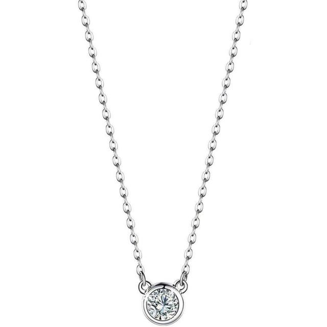 レディース ネックレス AAA級CZダイヤ1.0ct唯一ネックレスS925 スターリング シルバー 小粒ネックレス ギフトBOX付き FZE-FZ038DNWの通販はau PAY マーケット ...