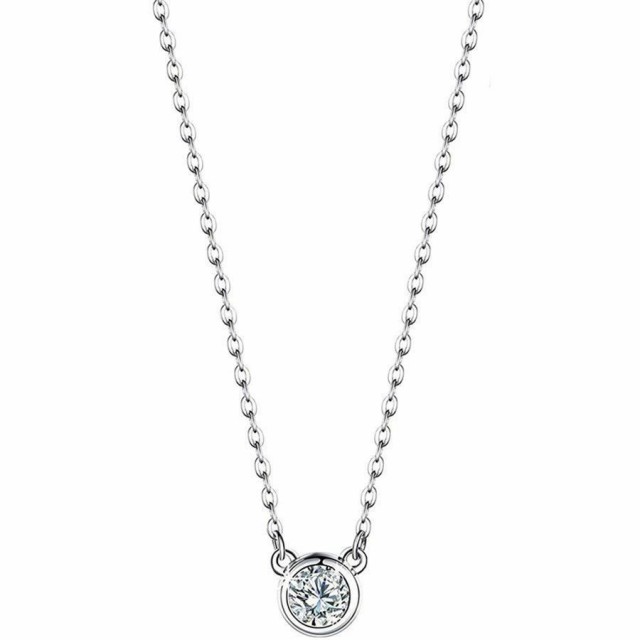 レディース ネックレス AAA級CZダイヤ1.0ct唯一ネックレスS925 スターリング シルバー 小粒ネックレス ギフトBOX付き FZE-FZ038DNWの通販はau PAY マーケット ...