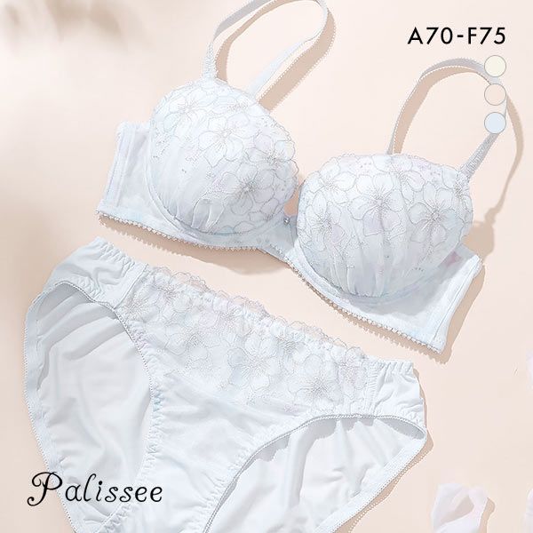 ブラジャー パリーゼ Palissee アティランフルール ショーツ セット ナイスフィット 花柄ラメ刺繍 ABCDEF 下着 レディース 40%OFFの通販はau PAY マーケット ...