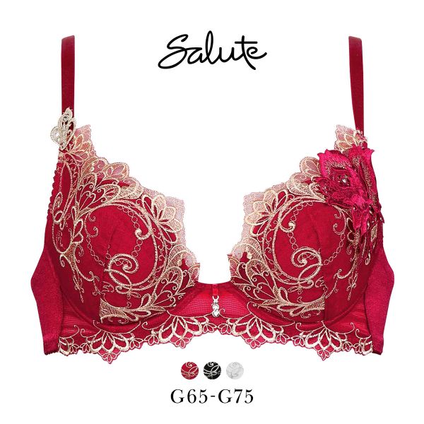 25％OFF【送料無料】 ワコール サルート 70グループ 70G VIVA LINE ブラジャー G ビバライン 谷間 Wacoal Salute BTJ470 24AWブルーム