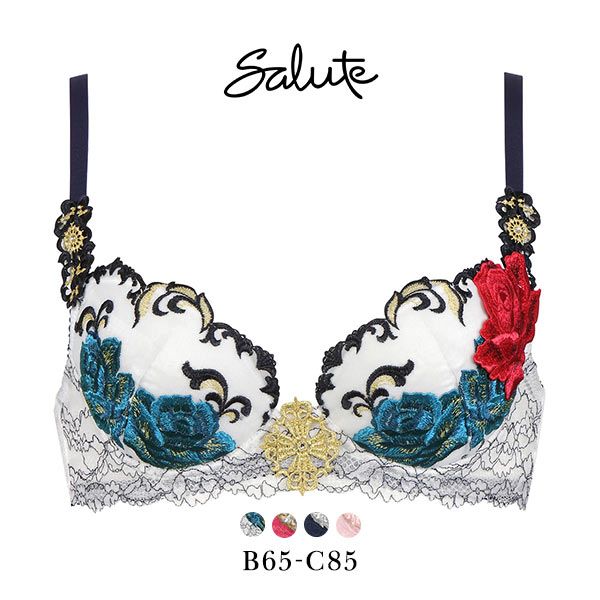 ブラジャー ワコール 下着 レディース プッシュアップ Wacoal サルート Salute 22AWフェア 73G BTJ273 BTJ473 BTJ773 P-UP BC 単品 ブラ 女性 ...