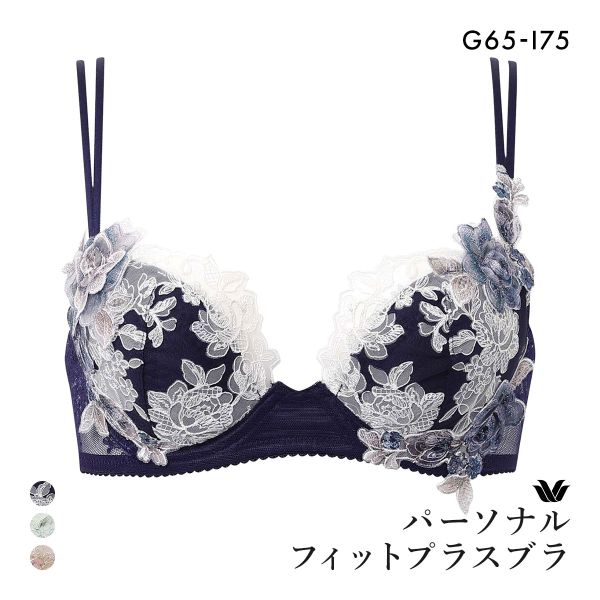 15％OFF【送料無料】 ワコール パーソナルフィットプラスブラ プレミアム 22series BXD422 22G 3/4カップブラジャー GHI Wacoal 大きいサ