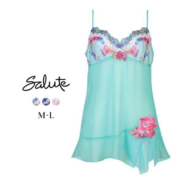 ワコール サルート 50グループ 50G キャミソール ML スリップ ランジェリー Wacoal Salute CTJ250 2 レディース 30%OFF 送料無料 メール便(7)