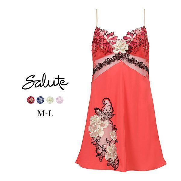 ワコール Wacoal サルート Salute 23AW 96G STJ296 スリップ ランジェリー ML 80丈 スタンダードシ レディース 35%OFF 送料無料 メール便(20)