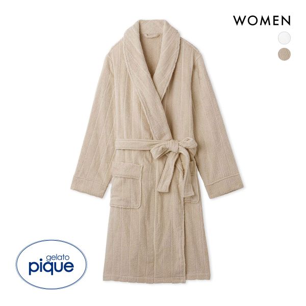 ジェラートピケ gelato pique UNISEX タオルローブ ジェラピケ パジャマ ルームウェア バスローブ 送料無料