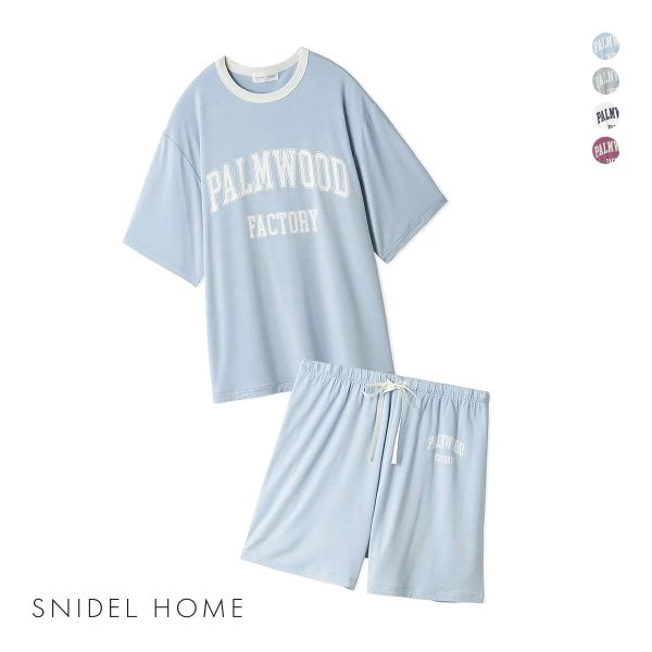 スナイデルホーム オーバーサイズ カット セットアップ ルームウェア パジャマ SNIDEL  送料無料