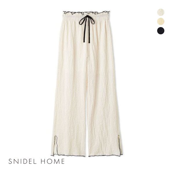 【送料無料】 スナイデルホーム デザインカットロングパンツ パジャマ ルームウェア SNIDEL HOMEの通販はau PAY マーケット - SHIROHATO(白鳩) | au PAY ...