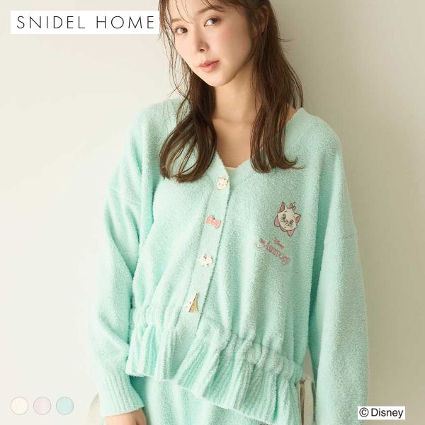 スナイデルホーム The Aristocats デザインボタンカーディガンパジャマ ルームウェア SNIDEL  送料無料