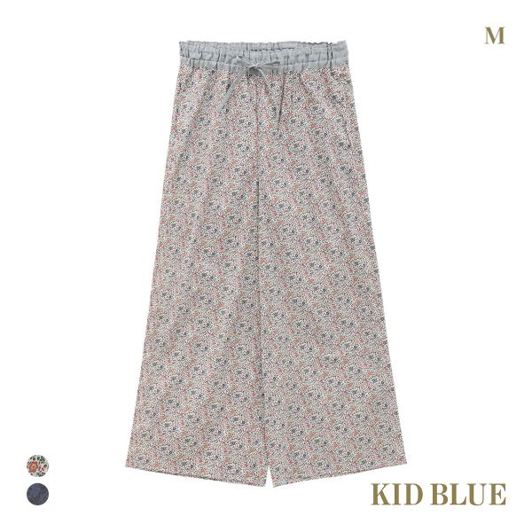 キッドブルー 25AW LIBERTYプリント フルレングス パンツ KID BLUE 送料無料