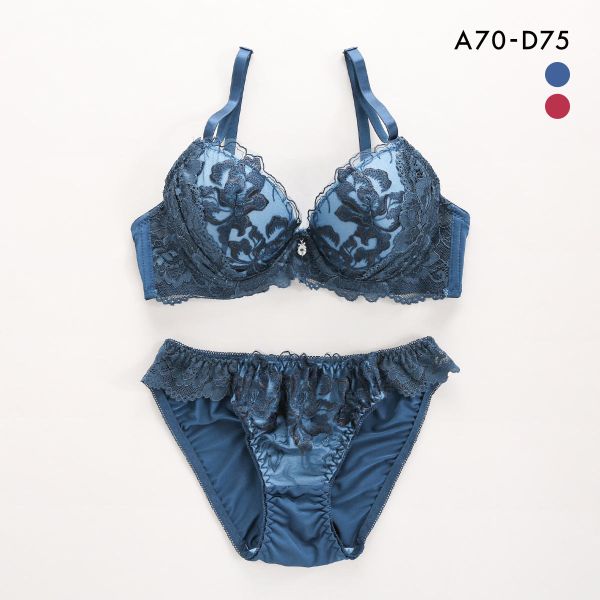 ブラジャー サンエイ エレガンスフラワー ブラセット ABCD 脇肉 すっきり 脇寄せ ショーツ セット 美胸 谷間 丸胸 SANEI 下着 レディース 20%OFFの通販はau PAY ...