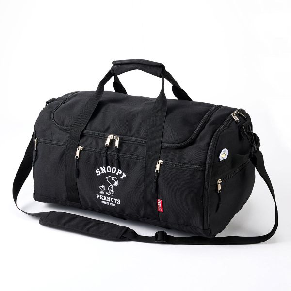 ニッセン スヌーピー 10ポケットはっ水3WAYボストンバッグ 大容量 A4対応 送料無料