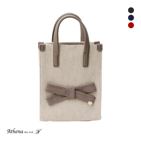 アシーナニューヨーク マディソン スモール トートバッグ リボン Athena New York 62%OFF 送料無料
