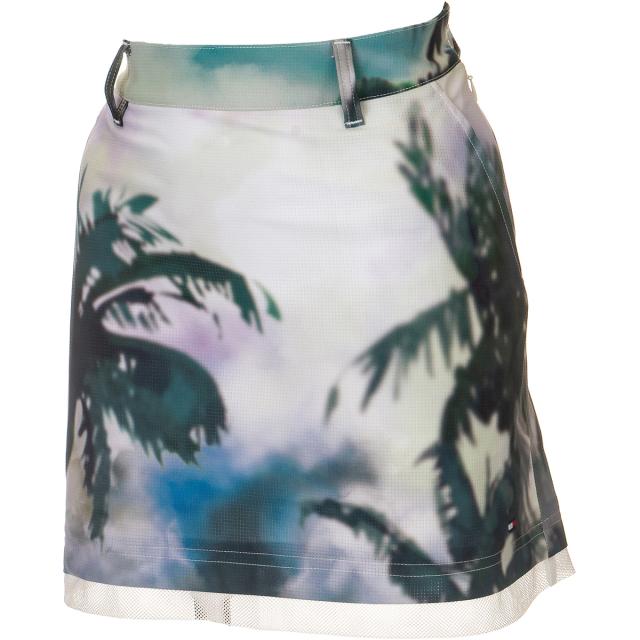 トミー ヒルフィガー ゴルフ   GOLF パームプリントストレッチ ダブルスカート レディス