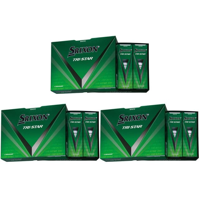 ゴルフボール ダンロップ　SRIXON　TRI-STAR5 ボール 3ダースセット
