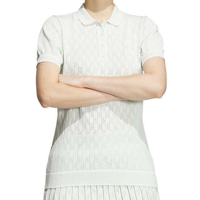 アディダス　Adidas　ULT365 PRIMEKNIT パフスリーブ半袖ポロシャツ　レディス