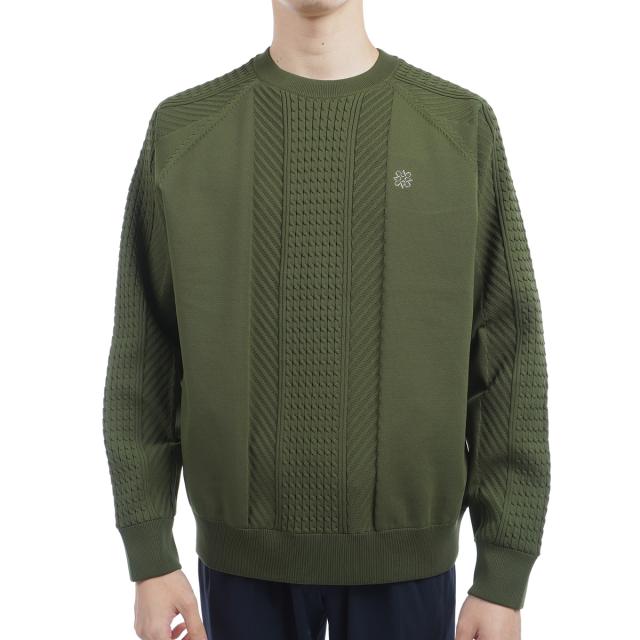 セント・アンドリュース St ANDREWS ケーブル裏地付きプルオーバー