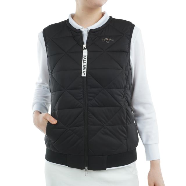 キャロウェイゴルフ　Callaway Golf　スターストレッチ フルジップ中綿ベスト　レディス