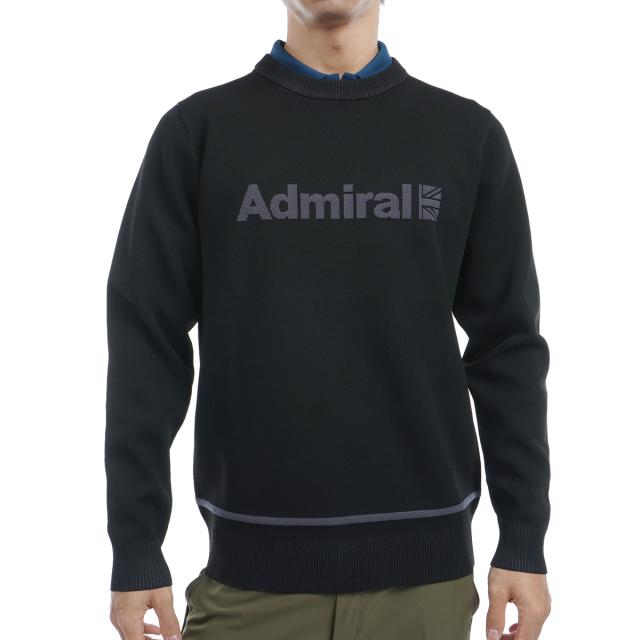 アドミラル　Admiral　フラッグロゴ クルーネックセーター