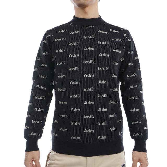 アドミラル　Admiral　ロゴツイーディー モックネックセーター