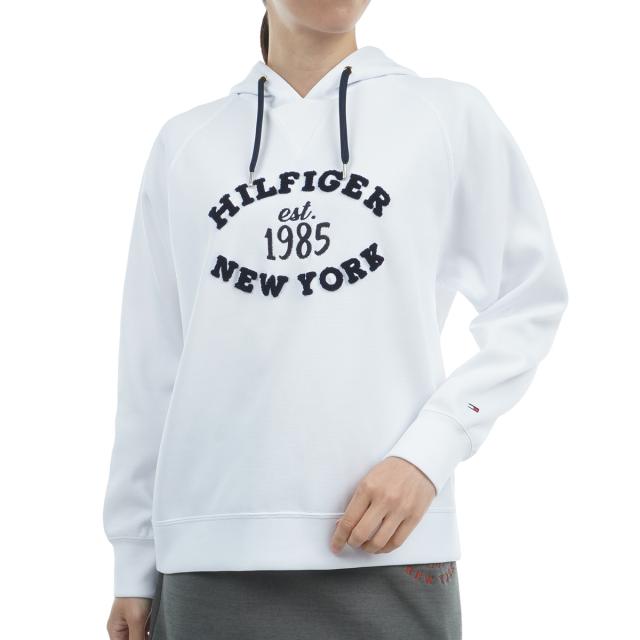トミー ヒルフィガー ゴルフ　  GOLF　ストレッチ アーチロゴ スウェットフーディーパーカー　レディス