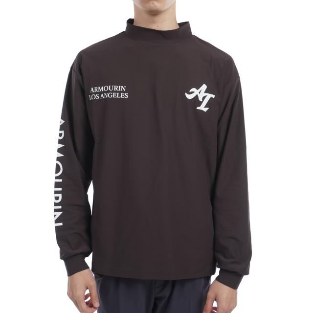 アーマーイン　ARMOURIN　ルーズ モックネック 長袖Tシャツ