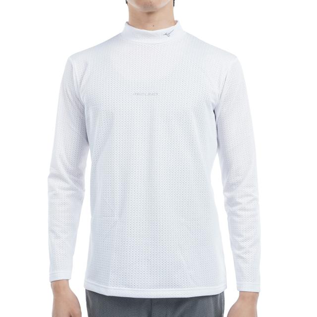 ミズノ　MIZUNO　バイオネクスト ウォームドライエアロフロー ストレッチ 長袖インナーシャツ