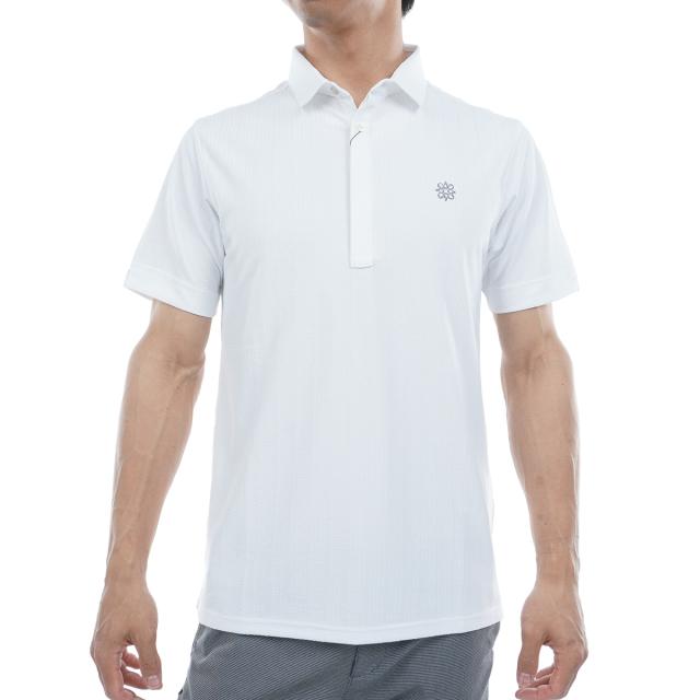 セント・アンドリュース　St ANDREWS　ハイゲージストライプ 半袖ポロシャツ