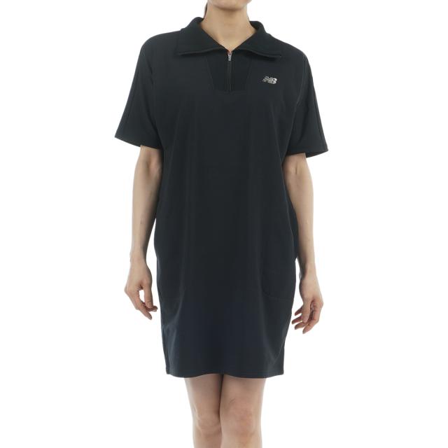 ニューバランス　New Balance　スウェット ハーフジップワンピース　レディス