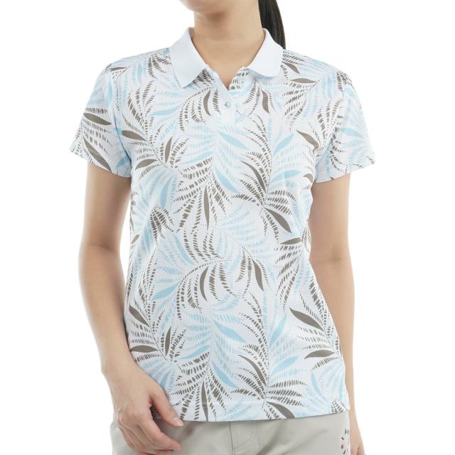 アドミラル　Admiral　ストレッチ ライトメッシュ リゾート半袖ポロシャツ　レディス