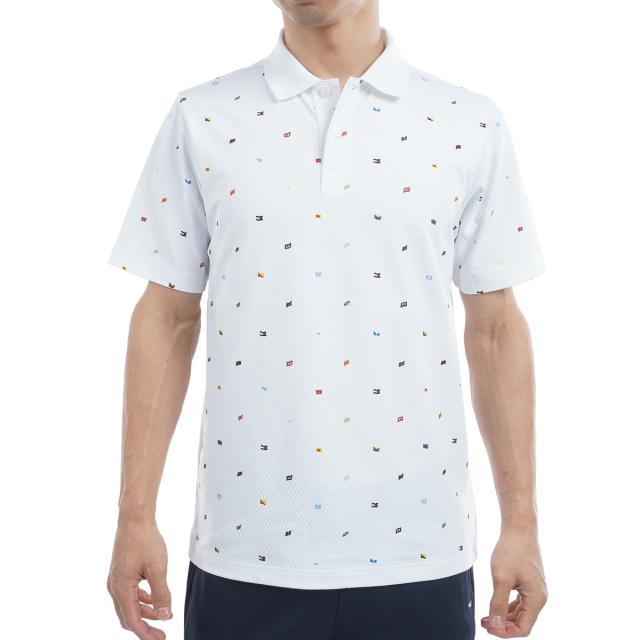 トミー ヒルフィガー ゴルフ　  GOLF　マルチフラッグモノグラム 半袖ポロシャツ