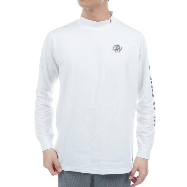 アンパスィ　and per se　ストレッチ リファインドライ ハイネック長袖シャツ